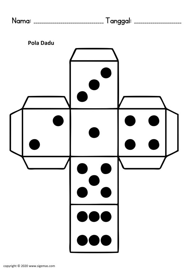 Pola Dadu – Kubus – Sigemas